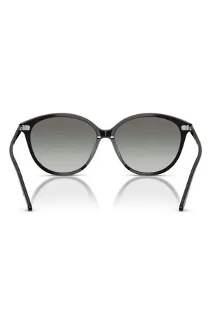 Oliver Spencer Soleau Butterfly Sunglasses - Black/grey Gradient