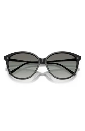 Oliver Spencer Soleau Butterfly Sunglasses - Black/grey Gradient