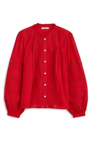 Madewell High Neck Blouses