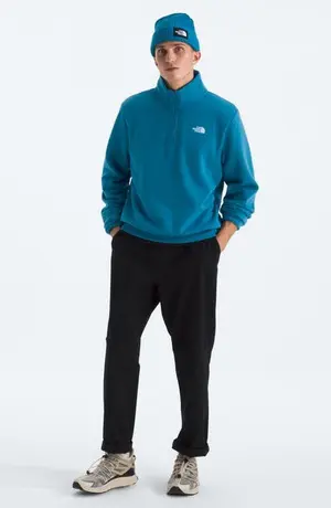 The North Face Quarter-zip Fleece Sweatshirt - Dusk Blue