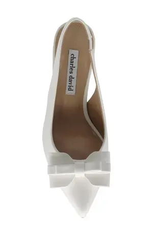 CHARLES DAVID Astrid Slingback Pumps