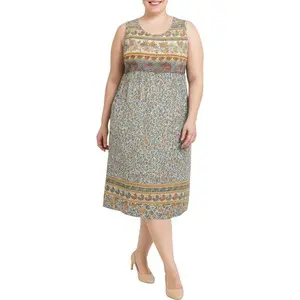 STANDARDS & PRACTICES Floral Empire-waist Dress