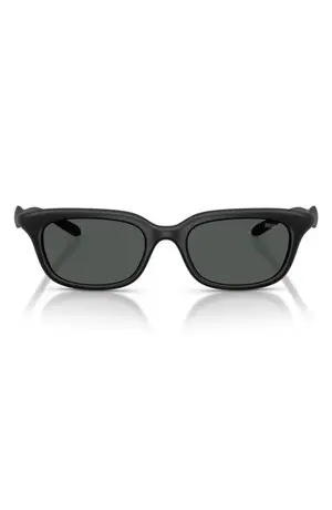 DIESEL® 50mm Square Sunglasses - Matte Black/dark Grey