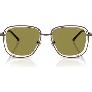 DIESEL® Square Sunglasses - Matte Antique Copper/green