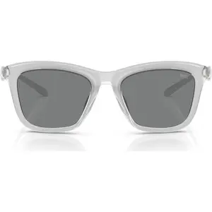 DIESEL® 53mm Square Sunglasses - Cristal Metallic/dark Grey