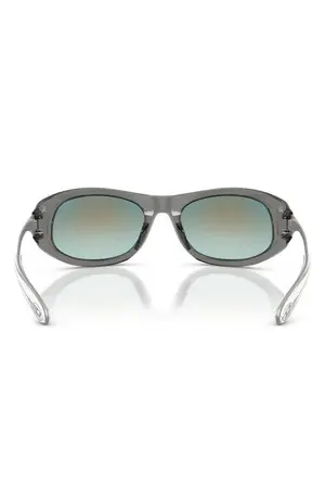 DIESEL® 57mm Gradient Cat Eye Sunglasses