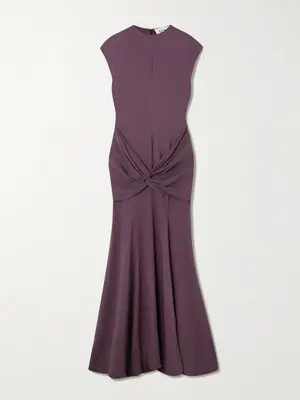 Tove Ames Knotted Draped Maxi Dress