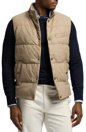 Ralph Lauren Purple Label Collared Vests For Men