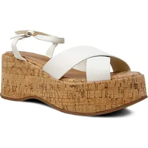 SHU SHOP Indiana Platform Sandal - Bone