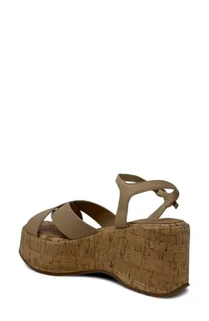 SHU SHOP Indiana Platform Sandal - Nude