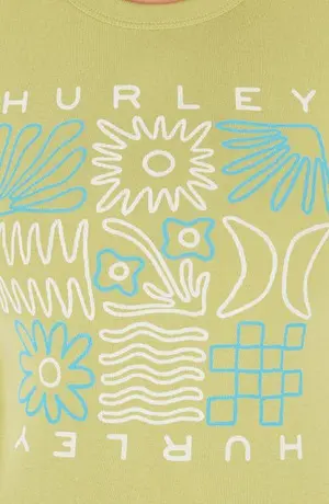 Hurley Array Cotton Graphic Baby Tee
