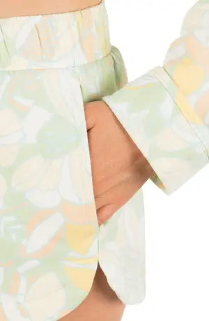 Hurley Safari Floral Print Shorts - Spray