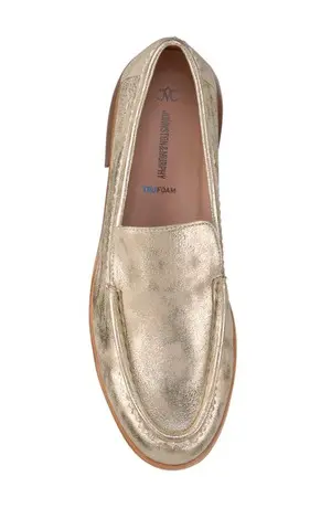 Johnston & Murphy Metallic Suede Loafer