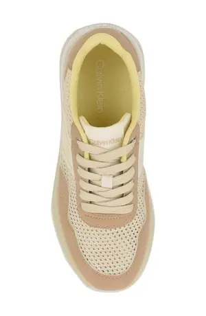 Calvin Klein Palimer Lace-up Sneakers - Light Natural