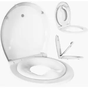 JOOL BABY 2-in-1 Toilet Seat With Built-in Splash Guard - Round