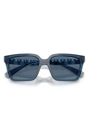 Armani Exchange 56mm Square Sunglasses