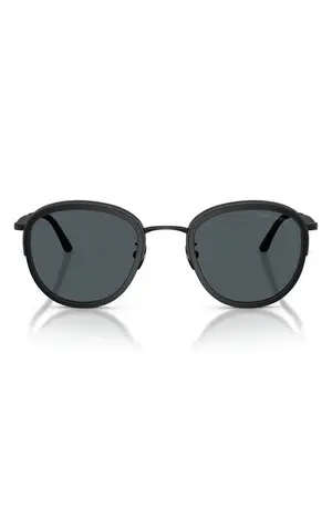 Armani Exchange 49mm Phantos Sunglasses - Matte Black/dark Grey