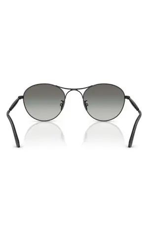 Armani Exchange 50mm Round Sunglasses