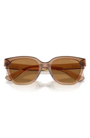 Armani Exchange 53mm Cat Eye Sunglasses