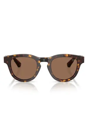 Burberry 48mm Phantos Sunglasses - Dark Havana/dark Brown