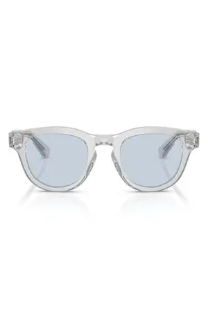 Burberry 48mm Phantos Sunglasses - Grey/azure
