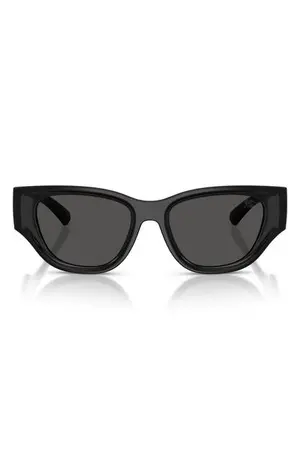 Burberry 52mm Cat Eye Sunglasses - Black/dark Grey