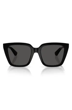 Burberry 52mm Square Sunglasses - Black/dark Grey