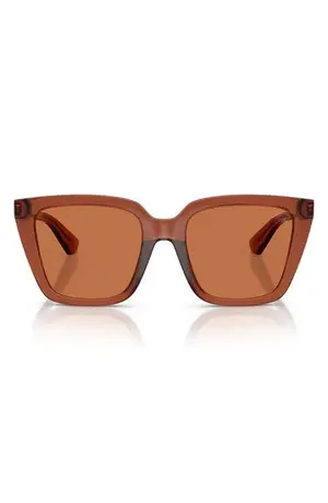 Burberry 52mm Square Sunglasses - Brown/brown