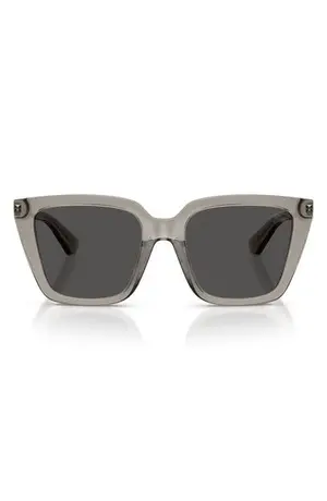 Burberry 52mm Square Sunglasses Grey/dark Grey