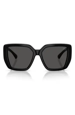Burberry 54mm Square Sunglasses - Black/dark Grey