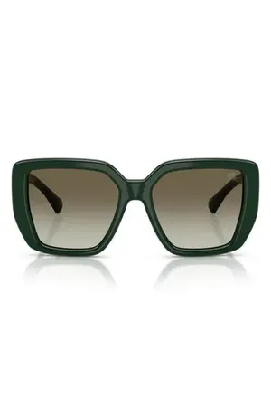 Burberry 54mm Square Sunglasses - Green/green Gradient