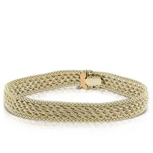 TOSCANO 14k Yellow Gold Triple Row Rope Bracelet - Yg