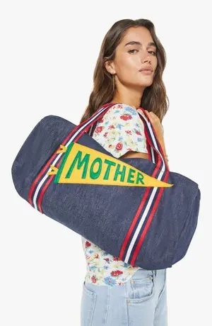 MOTHER Denim Duffle Bag