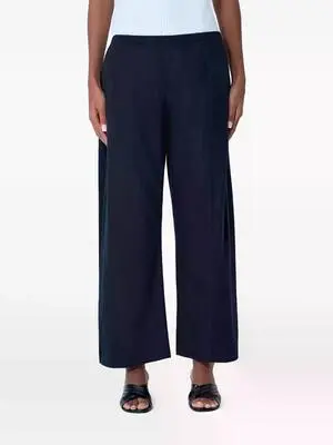 Khaite Elasticated Wide-leg Palazzo Pants