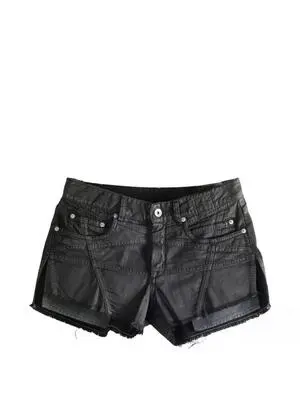 Rick Owens Raw Edge Hem Shorts For Women