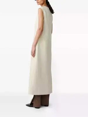 Studio Nicholson Corus Asymmetric Midi Dress - Neutrals