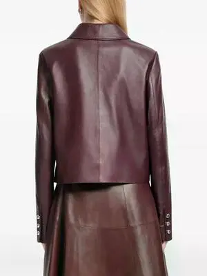 Altuzarra Four Pockets Leather Jacket - Brown