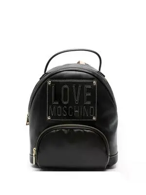 Moschino Logo-appliqué Backpack