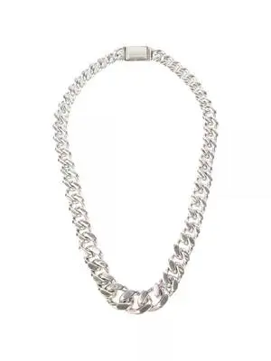JIL SANDER Groumette Chain Necklace - Silver
