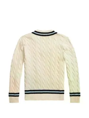 Polo Ralph Lauren Cable-knit V-neck Sweater