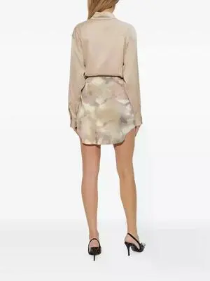 DIESEL® Mini D-elta Tie-front Printed Dress
