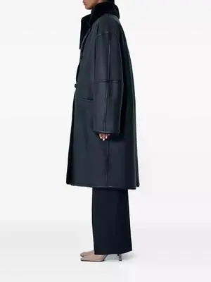 TOTEME Oversized Coat - Black