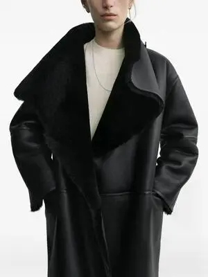 TOTEME Oversized Coat - Black