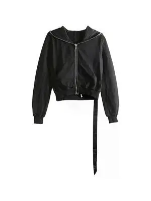 Rick Owens Zip-up Hoodie - Black
