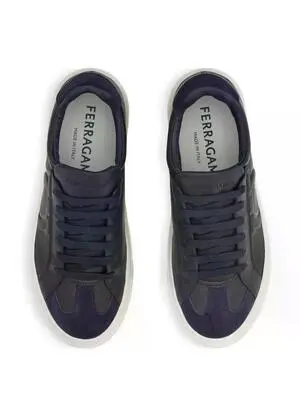FERRAGAMO Lace-up Fastening Sneakers - Blue
