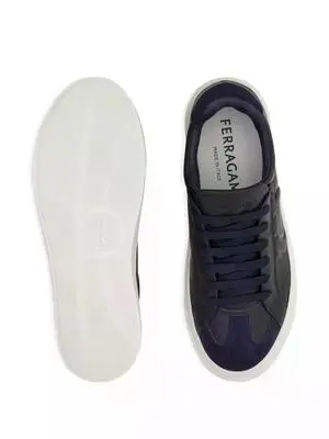 FERRAGAMO Lace-up Fastening Sneakers - Blue