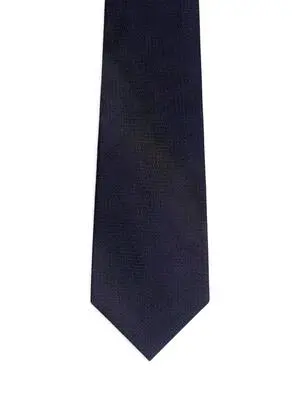 FURSAC Patterned Silk Necktie - Blue