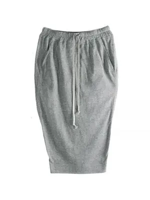 Rick Owens Drawstring-fastening Midi Skirt - Grey