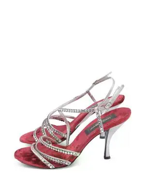 Dolce & Gabbana Crystal-embellished Strap Sandal Heels