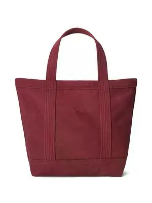 Polo Ralph Lauren Logo-embroidered Tote Bag - Red